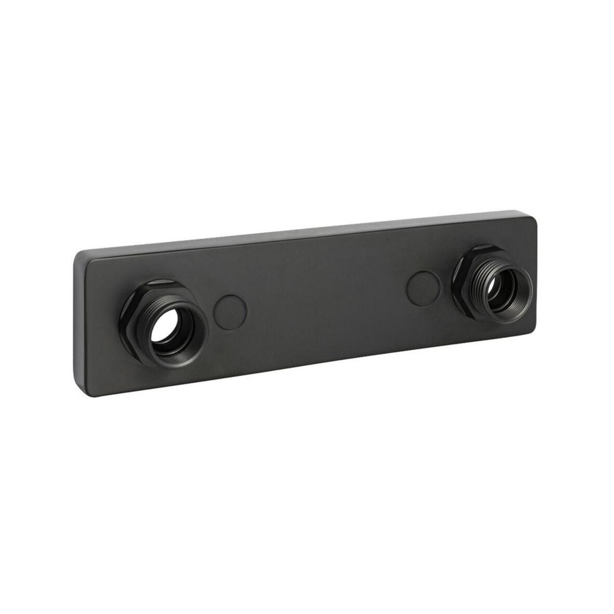 Trio mixer bracket 150c/c d-l mattblack, 16 pex/alupex