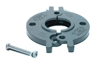 Grooved red flange adapter dn50-pn16 - grooved flange ada...