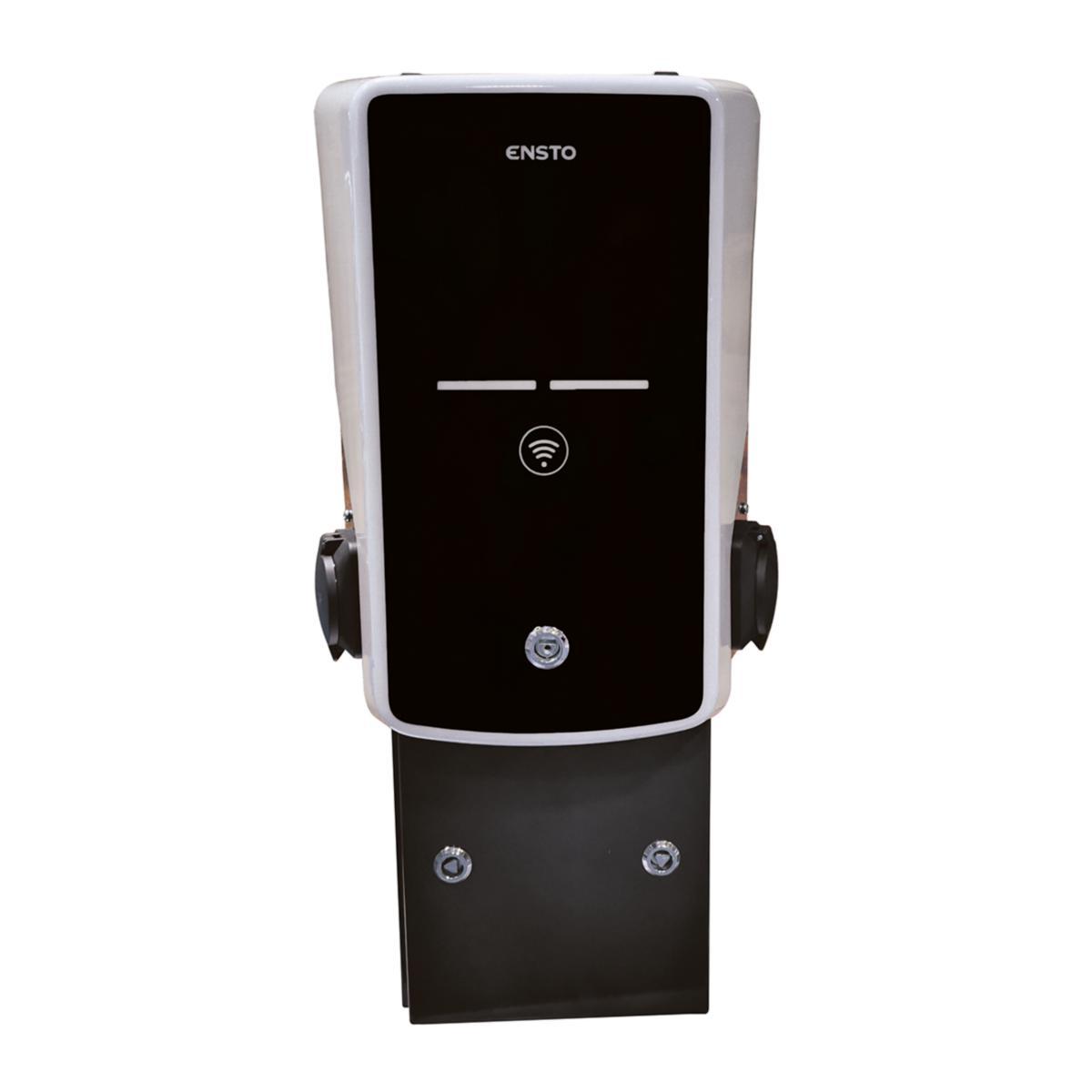 Ladd wallbox 2x22kw lan v2g evb203e-blbc - laddstation wa...