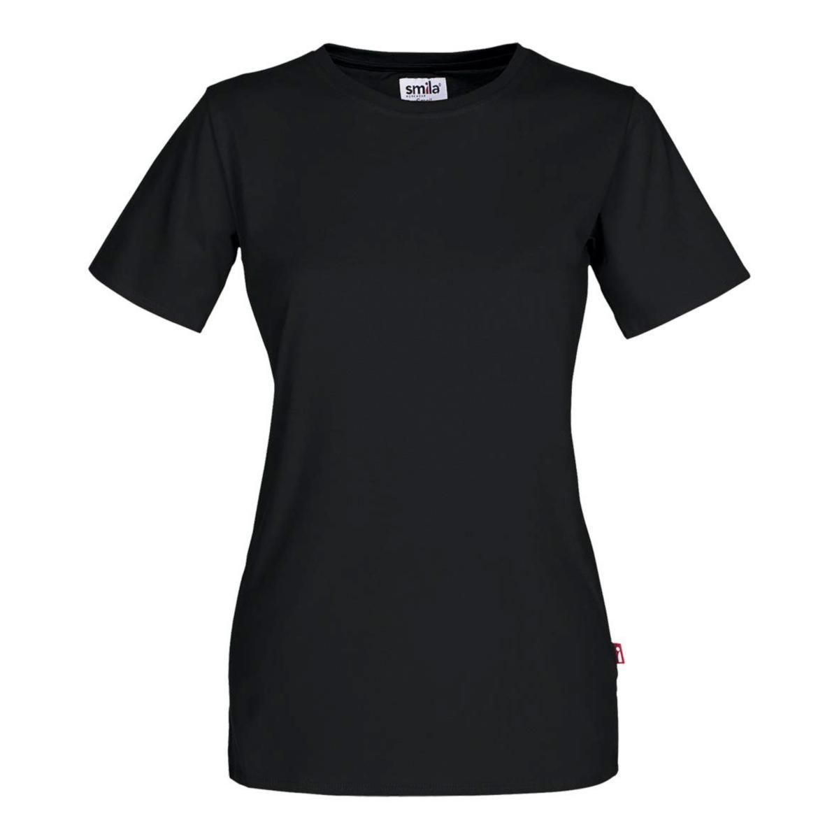 T-shirt helmi 76432-99 svart figurnära s - t-shirt smila ...