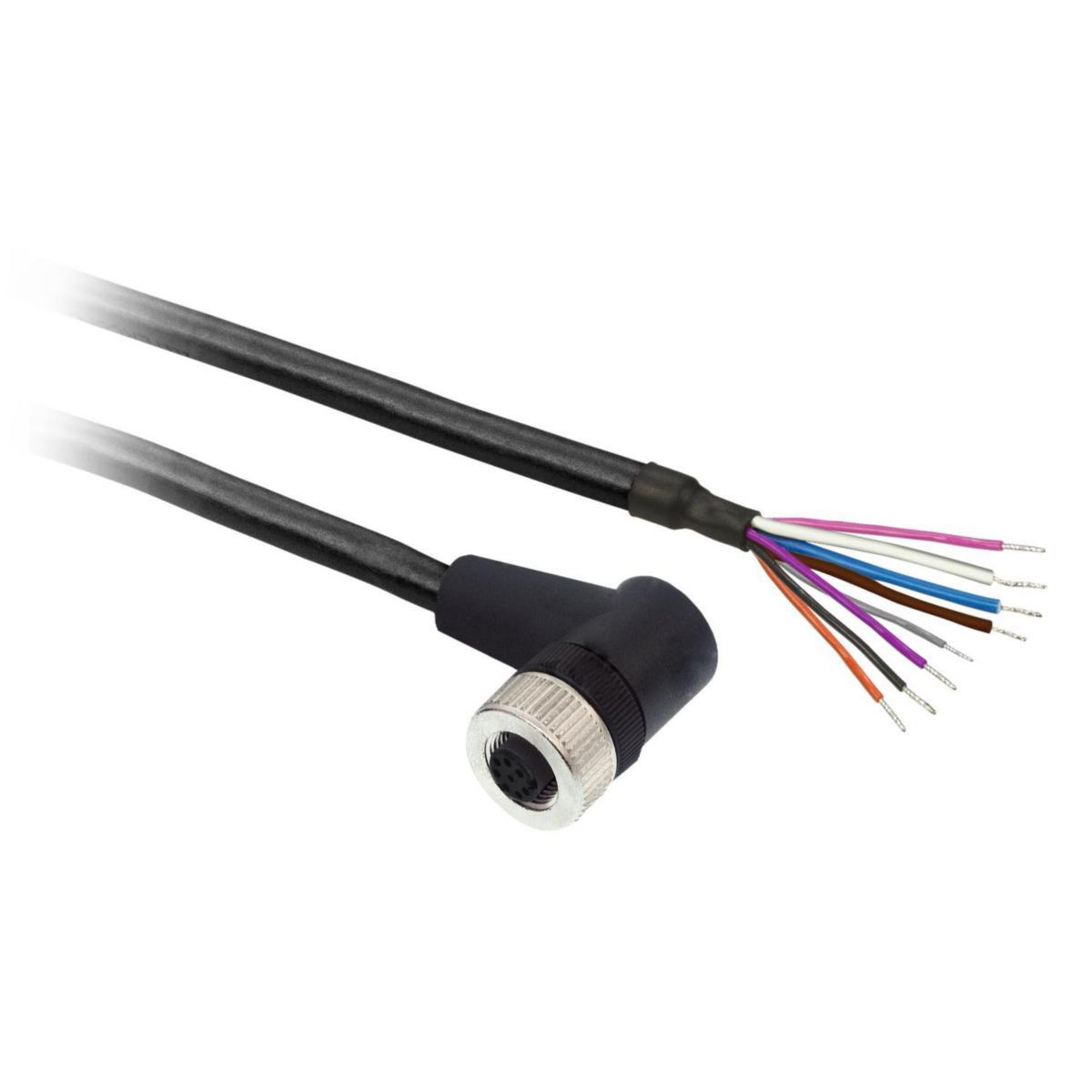 Kabel m12 pur hona 8-pol 10m - tillbehör till givare | A...