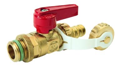 Avtappning o påfyllnads ventil ansl 15 (1/2") utv gg mäss...