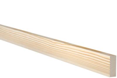 Planhyvlad furu 15x43 mm obeh. fallande längder 5st/bunt ...