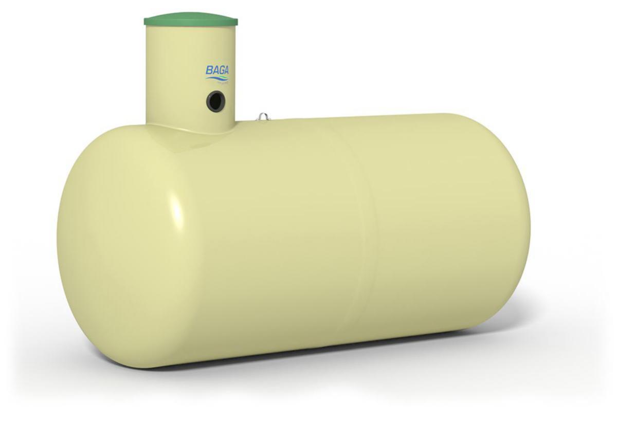 5000l sluten tank baga liggande, inkl. lock - sluten tank...