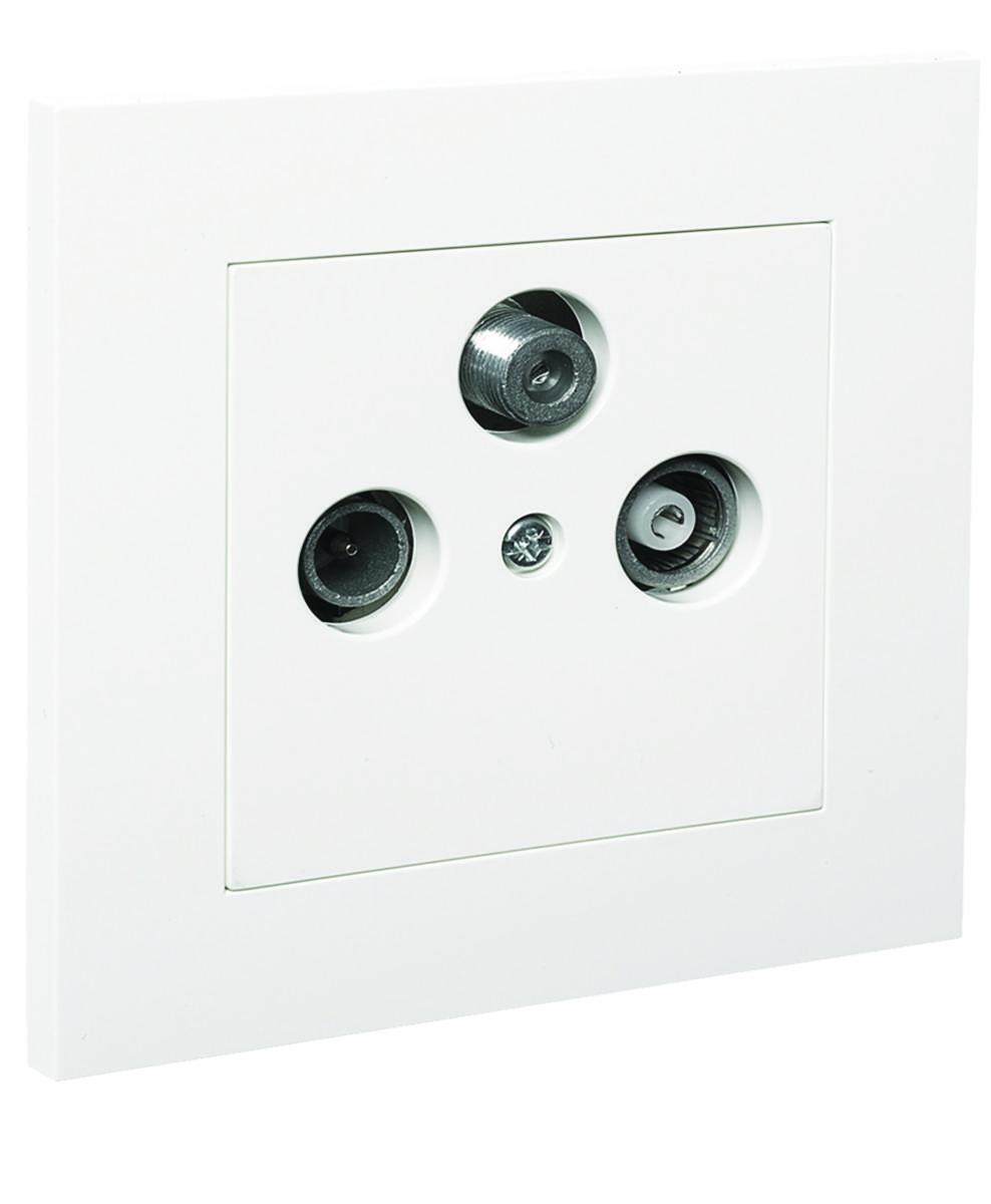 Plus antenna tv/r/sat 3db pw 4013 - antenna socket with s...