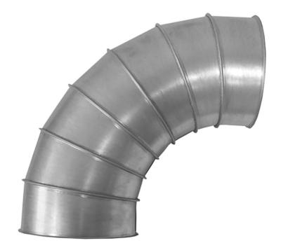 Böj 500 mm 15 gr galv - böj gabe 15º, galvad med spännb...