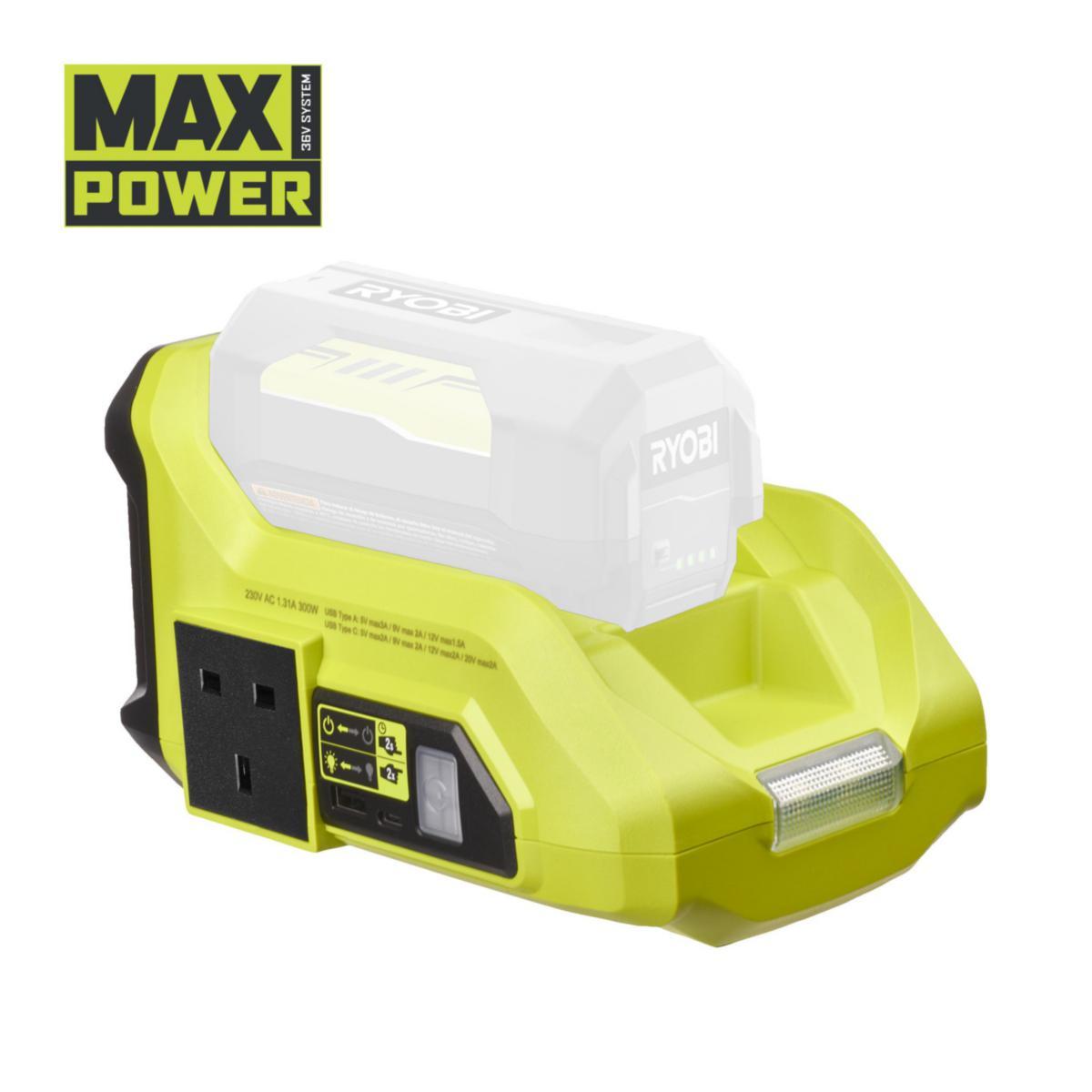 Inverter ryobi max power ry36bi300a-0 solo - inverter ryo...