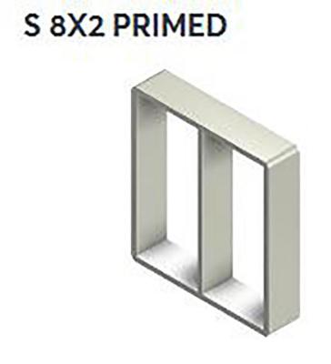 Insvetsningsram s8x2 primed - s-ramar s8, regular | Ahlsell