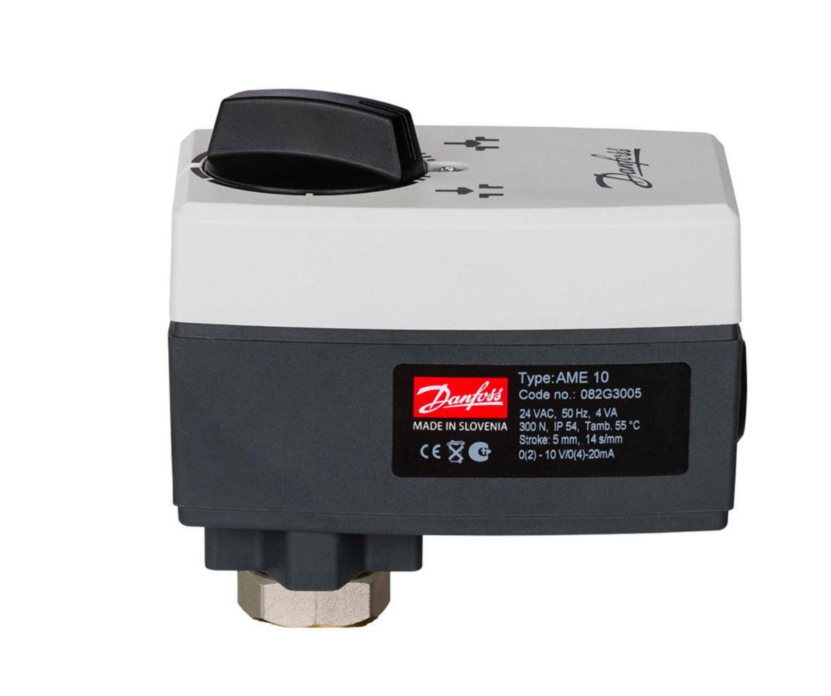 Ställdon ame 10. 0-10volt 24v. 14s/mm. 5mm. 300n - ställd...