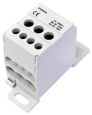 Power distr.block 80a 1pol ekb80al - distribution block