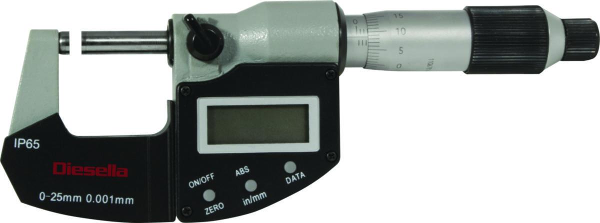 Digital mikrometrar ip65 0-25 x 0.001 mm - mikrometer die...
