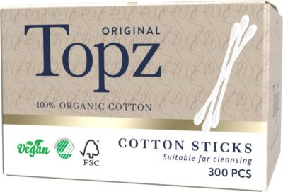 Bomullspinnar topz premium 300st - bomullspinnar topz pre...