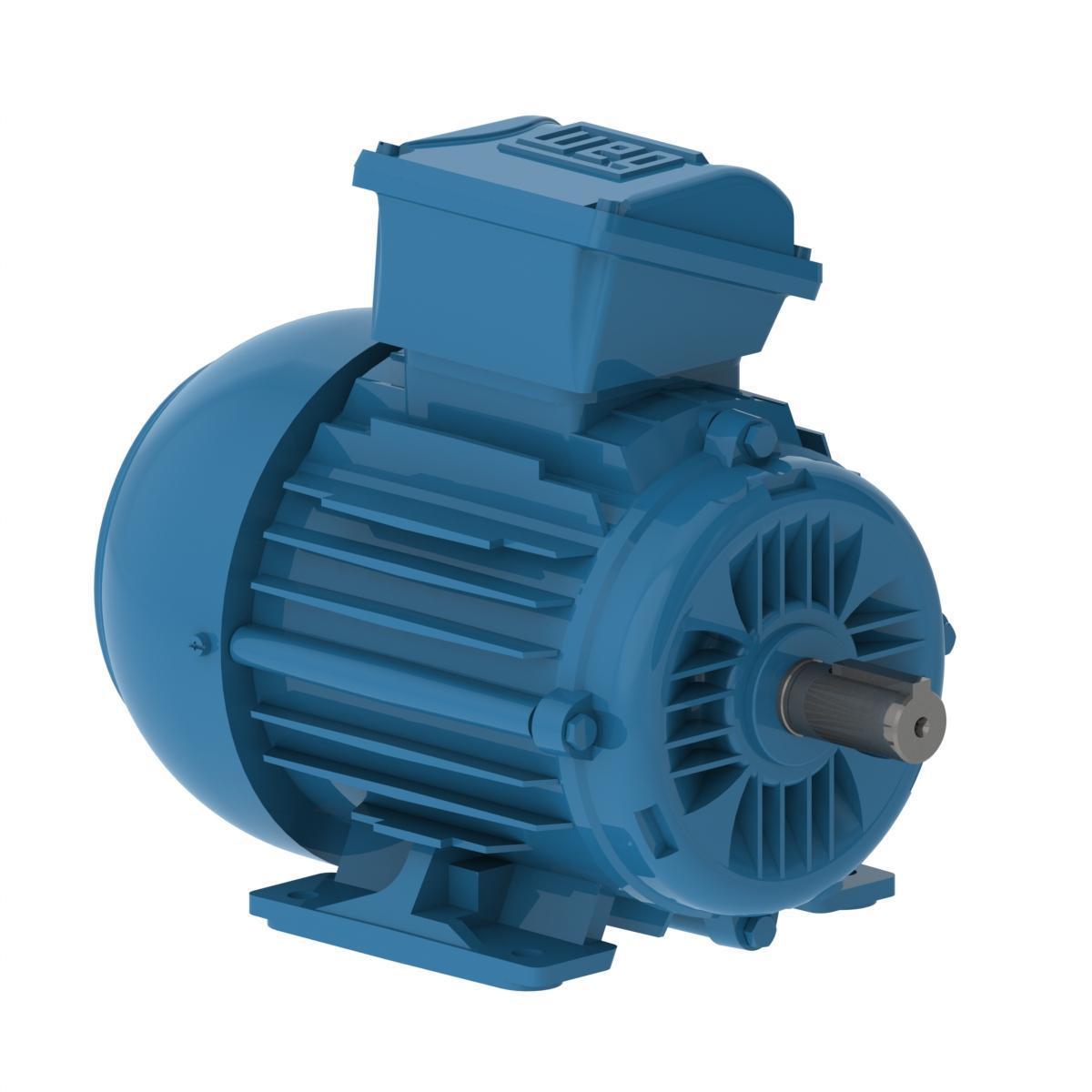 Motor 4p 0.75kw 230/400 v b3t 4p w22 80 ie3 - elmotor w22...