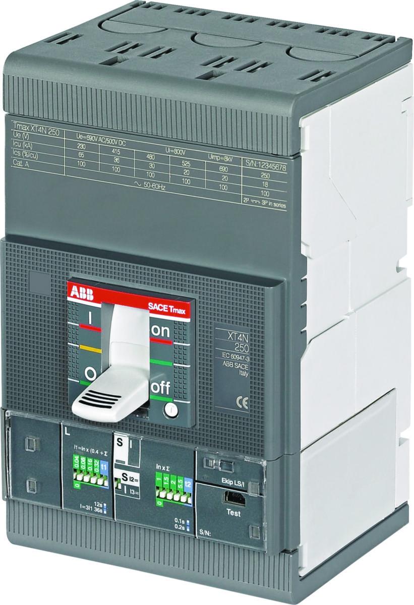 Mccb xt4s 250 in=250a 3p xt4s250 ekip ls/i 250a 3p - effe...