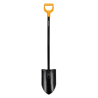 Spade fiskars solid+ xl-blad långt skaft svart - spade fi...