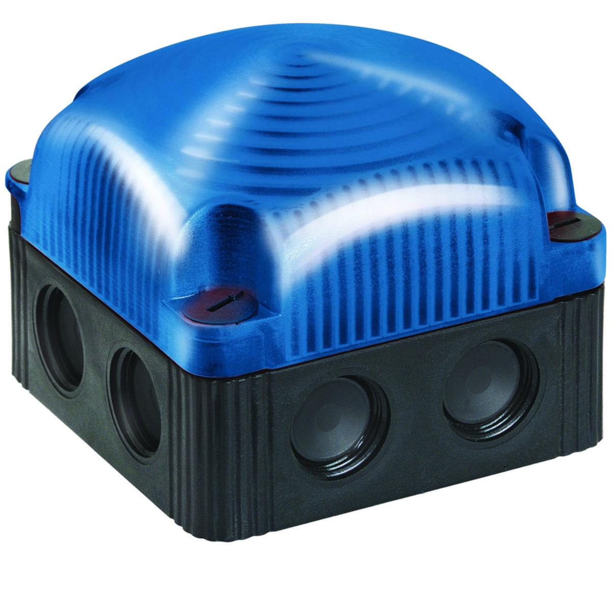 Blixt led blå 48vac flash led blue ip66/67 48vac - ljud o...