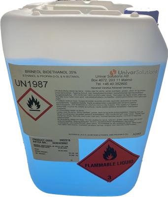Bioetanol brineol 35 vol% dunk blåfärgad 24kg - bioetanol...