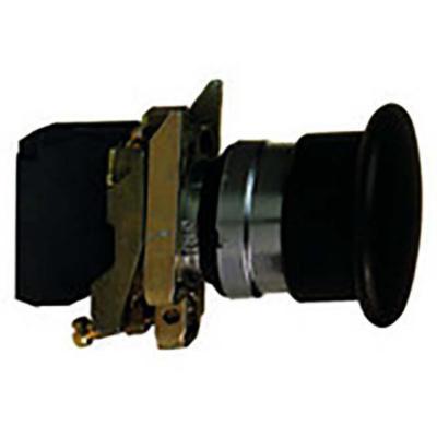 Tryckknapp xb4bc21 svart svamptr 40mm återfj svart 1 sl