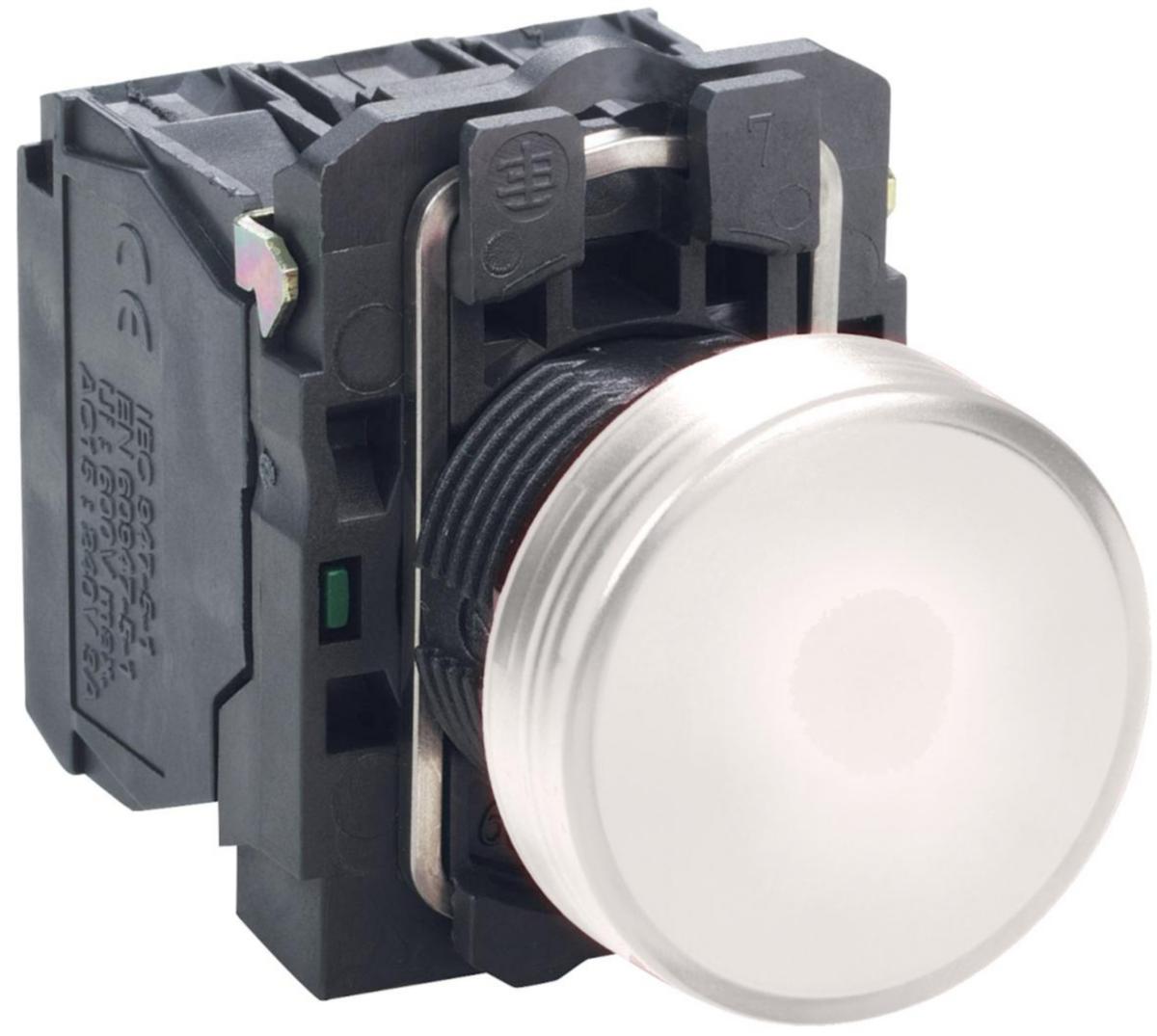 Signallampa xb5avm1 vit led 230 vac - signallampa xb5av m...