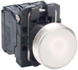 Signallampa xb5avm1 vit led 230 vac - signallampa xb5av m...