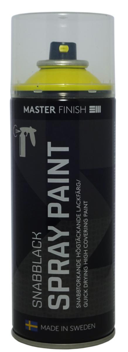 Sprayfärg master gul ral 1018 blank 400ml - sprayfärg sna...