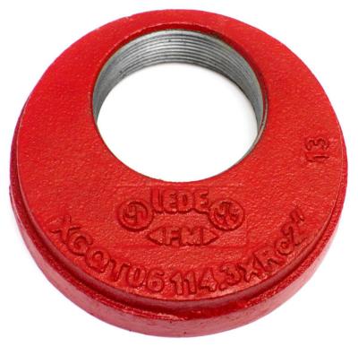 Grooved red end cap exc hole dn125xr50 - grooved cap with...