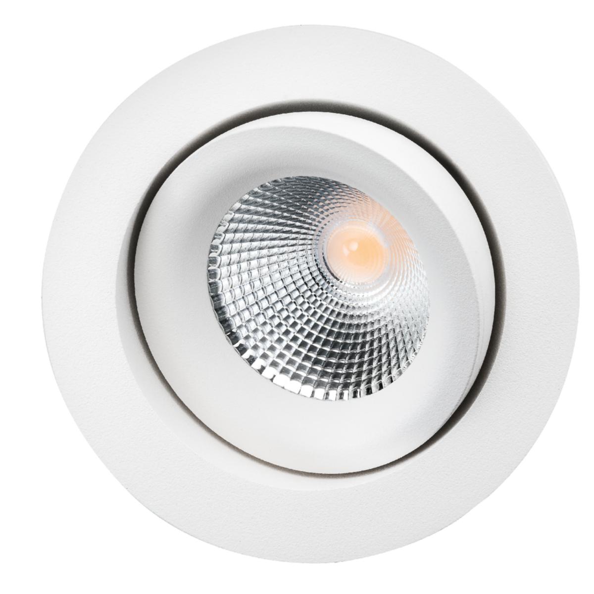 Downl 7w 620lm 4k vit junistar lux - downlight junistar l...