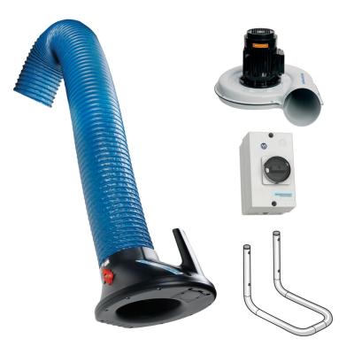 Punktutsug nederman org. kit arm 2m,fäste,n16-fläkt,start...