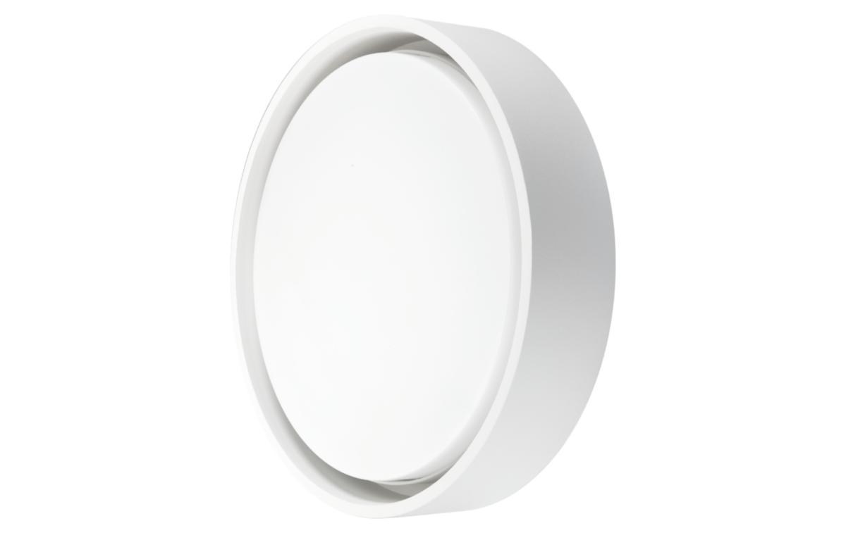 Väggarm 22w 1960lm 3k ip66 vit frame round maxi - väggarm...