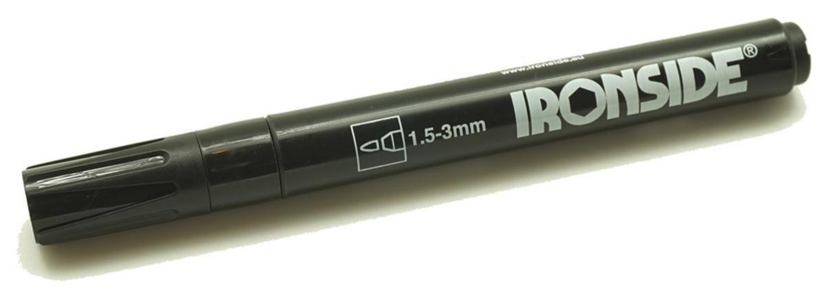 Märkpenna ironside svart rund spets 100746 - märkpenna i...