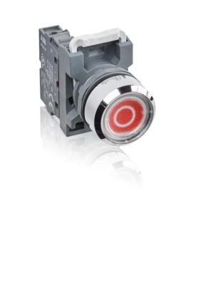 Tryckknapp modul röd märkt "0" mp9-1178 - tryckknapp modu...