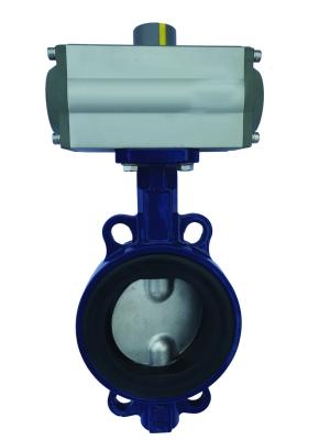 Dn80 aut.butterfly valve nbr double acting pneu. actuator...