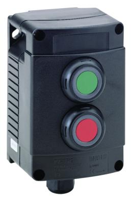 Tryckknapp dubbel - tryckknappslåda, comex | Ahlsell