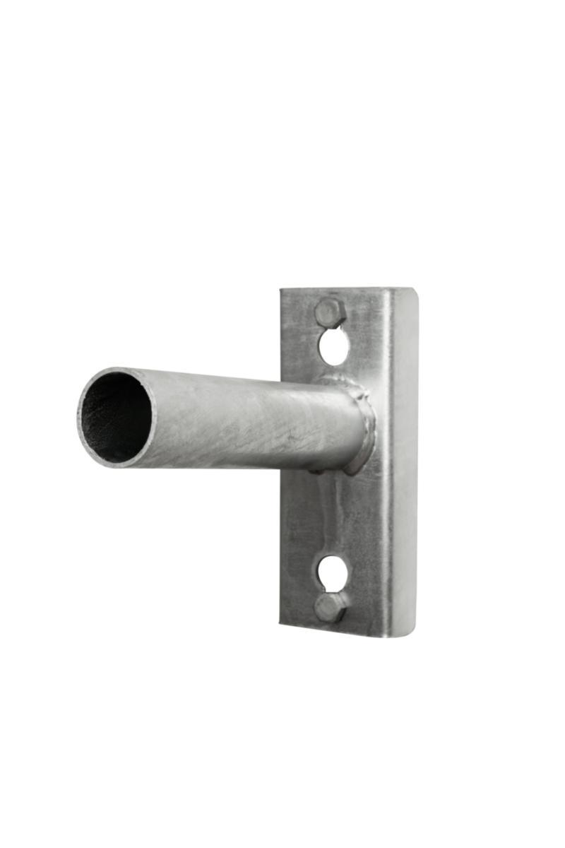 Tubearmbracket ø48 200mm - pipe arm 5° angled upwards wi...