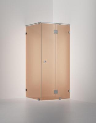 Inr duschvägg arc 15 original bronze,stainless 500-1500x2...