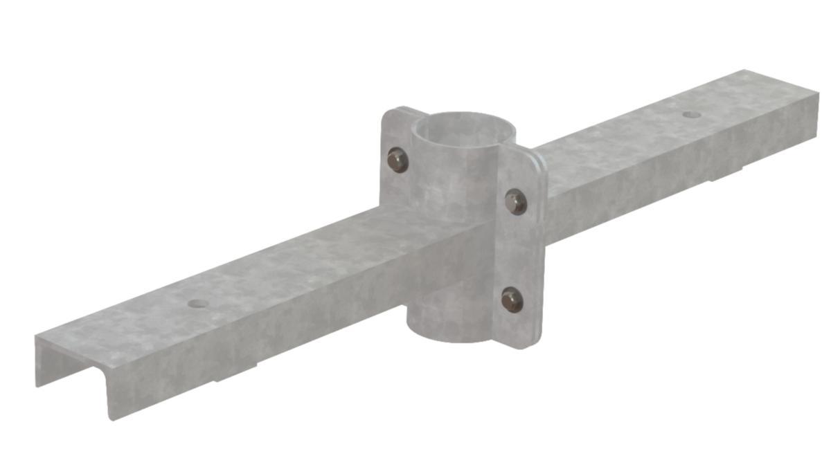 Strålk.balk 60mm 2 arm klämfäste - strålkastarbalk, varmf...