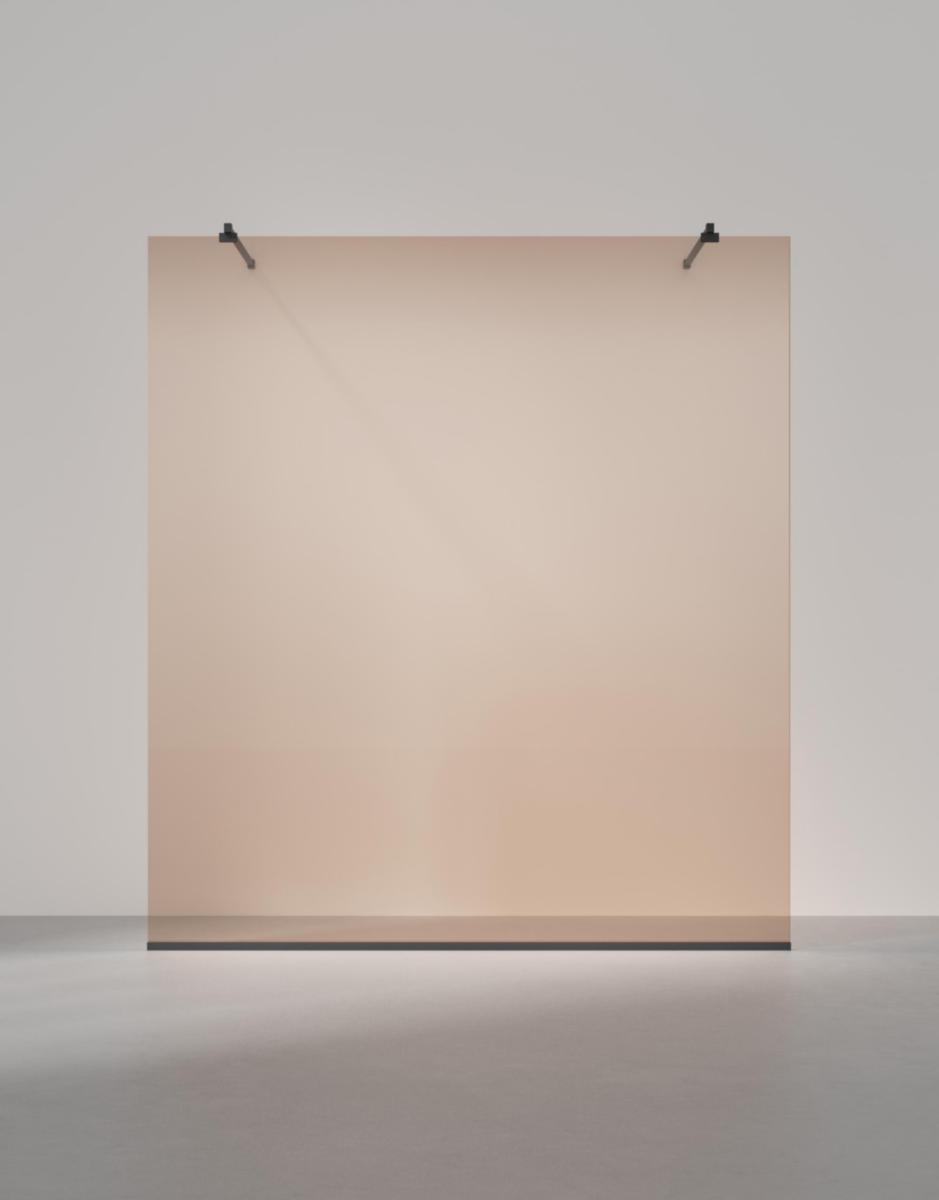 Inr duschvägg arc 43 frame bronze, black 200-1200x1995