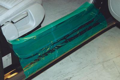 Skyddstejp tesa 51136 pe grön 105µ logg 66mx1.450mm - sky...