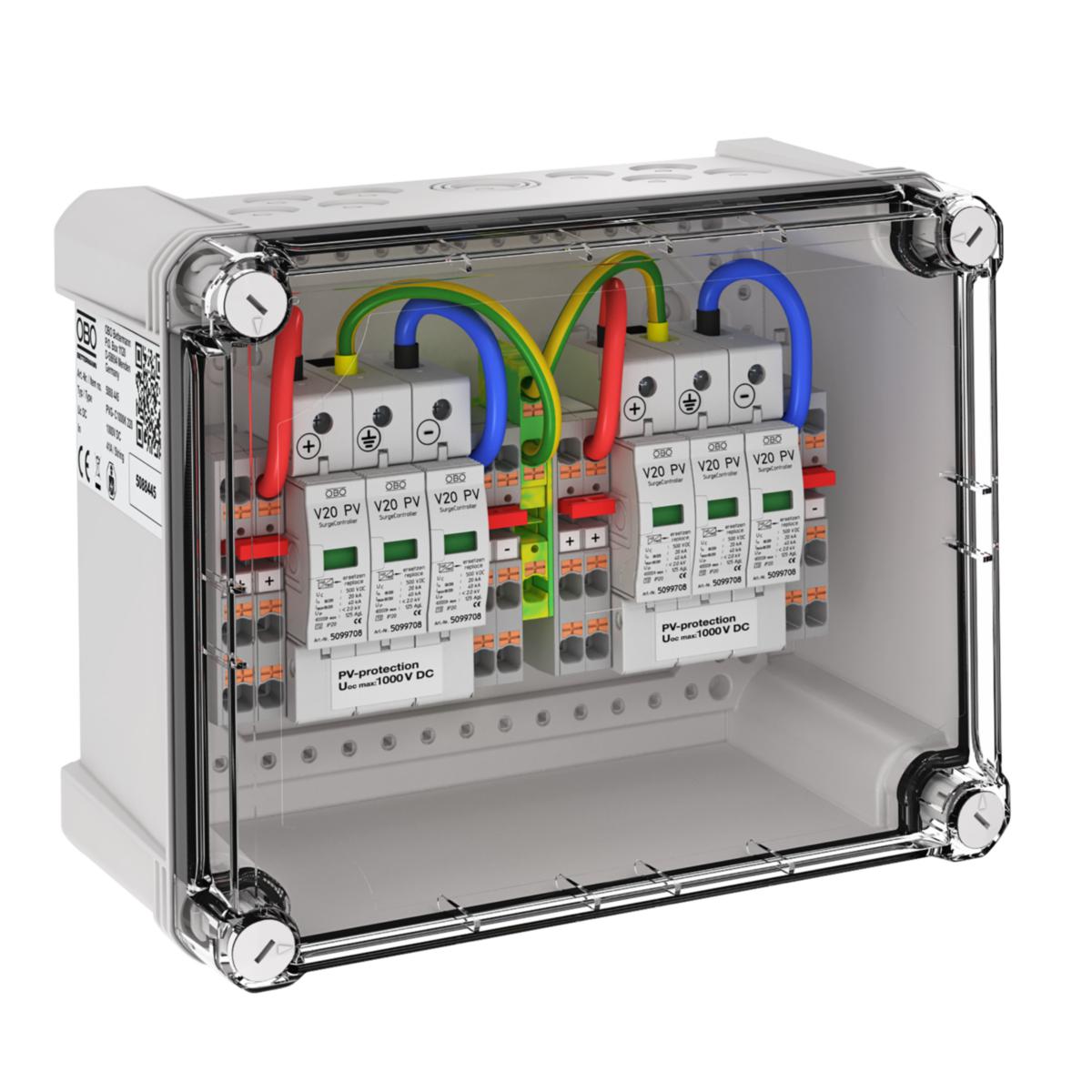Pv box 2strängar 2mppt typ2 pvg-c1000k 220 - solcellskap...