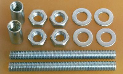 Stång mutter bricka skarvhylsa monteringssats m10x120mm