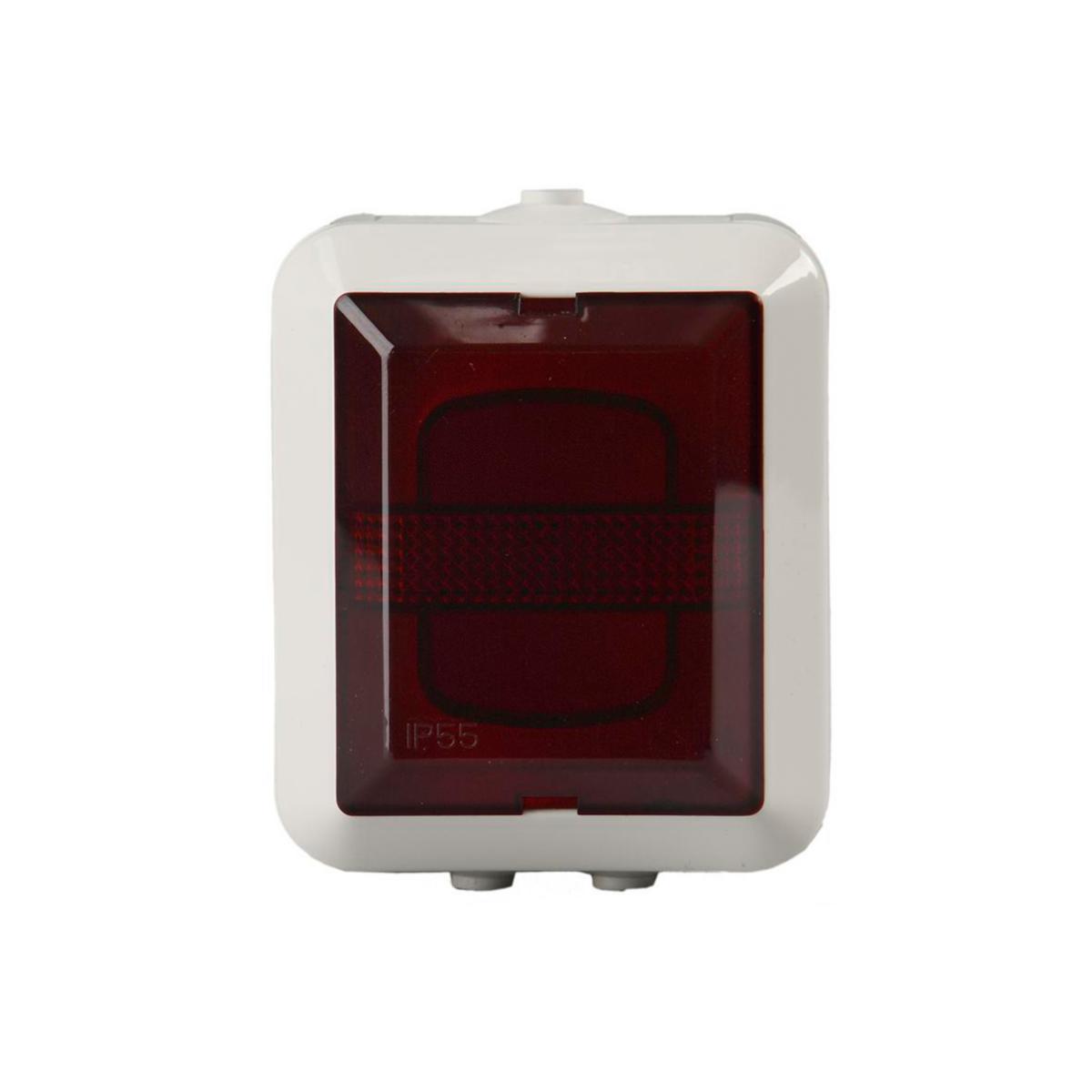 Signallampa led röd b/j utpl 2661sw-12 - signallampa kaps...
