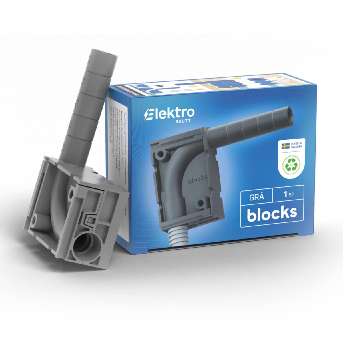 Rörböj 90° blocks 16mm blocks 16 - rörböj blocks | Ahlsel...