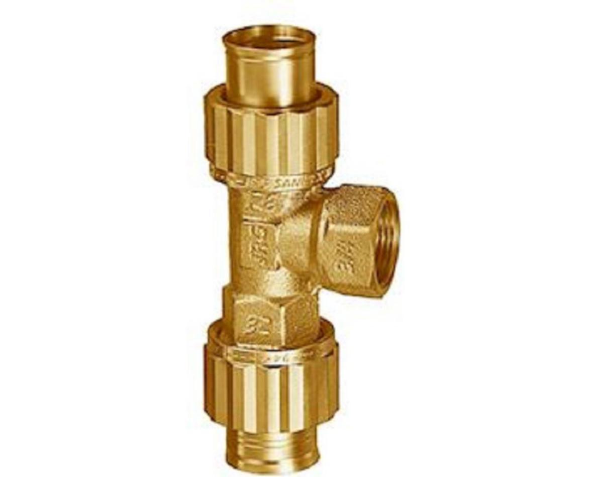 T-rör d20xr20 sanipex classic 5463.778 - t-rör med inv. g...