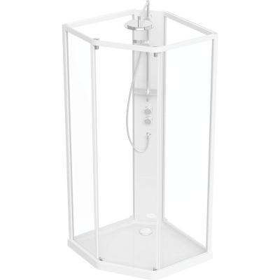 Cs showerama duschkabin 1000x1000 pentagonal comfort - du...
