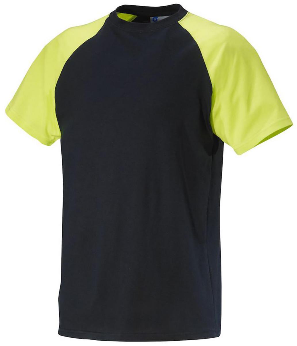 T-shirt monza svart/gul l - t-shirt monza 1580 | Ahlsell