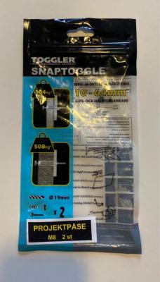 Gipsankare toggle m8 inkl. skruv 2/frp - skivankare toggl...