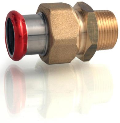 42-r40 unionskoppl utv gga typ m efz stål a-press - union...