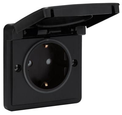 Uttag 1-vägs ip55 16a. sv 761-36805 - vägguttag med lucka...