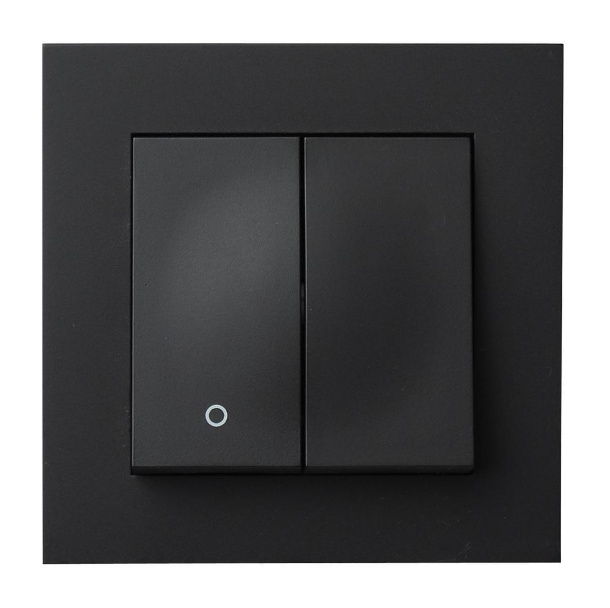 Plus switch s 2+1 "s" bl - switch elko plus recessed, sc...