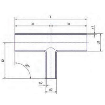 25.4x1.65 aseptiskt t-rör 1.4404 asme bpe sf1 cert - asep...